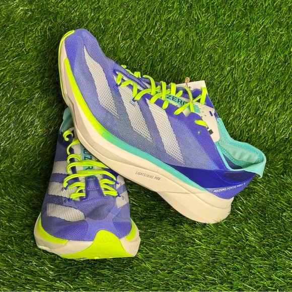 adidas | Shoes | Size 3 Mens Adidas Adizero Adios Pro 3 Blue Neon ...